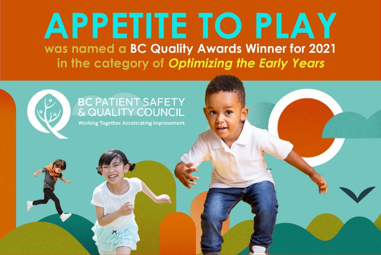 Appetite to Play was named a BC Quality Awards Winner for 2021 in the ... Appetite to Play was named a BC Quality Awards Winner for 2021 in the ...